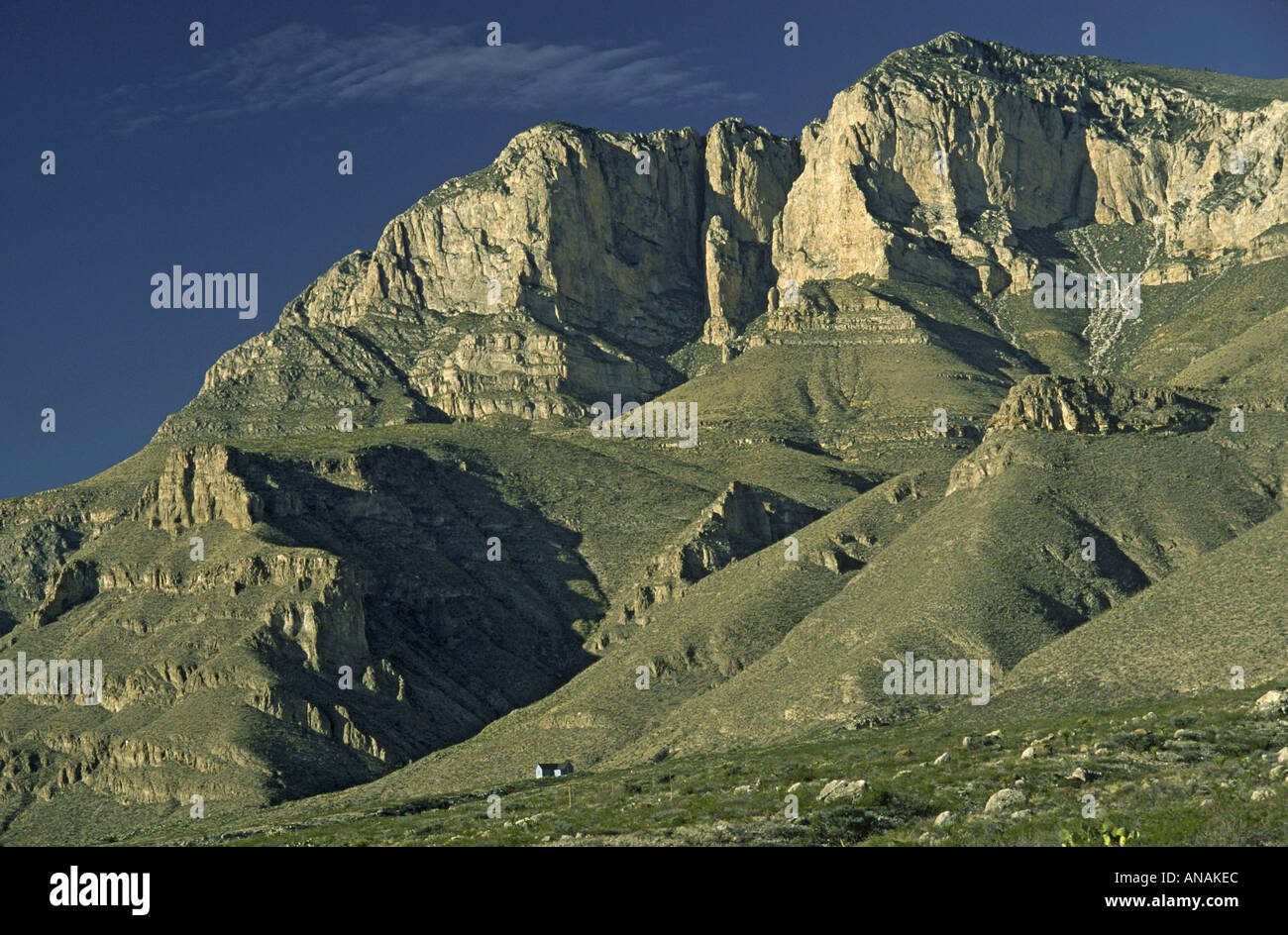 Williams Ranch House in Bone Canyon area, Guadalupe Mountains National ...