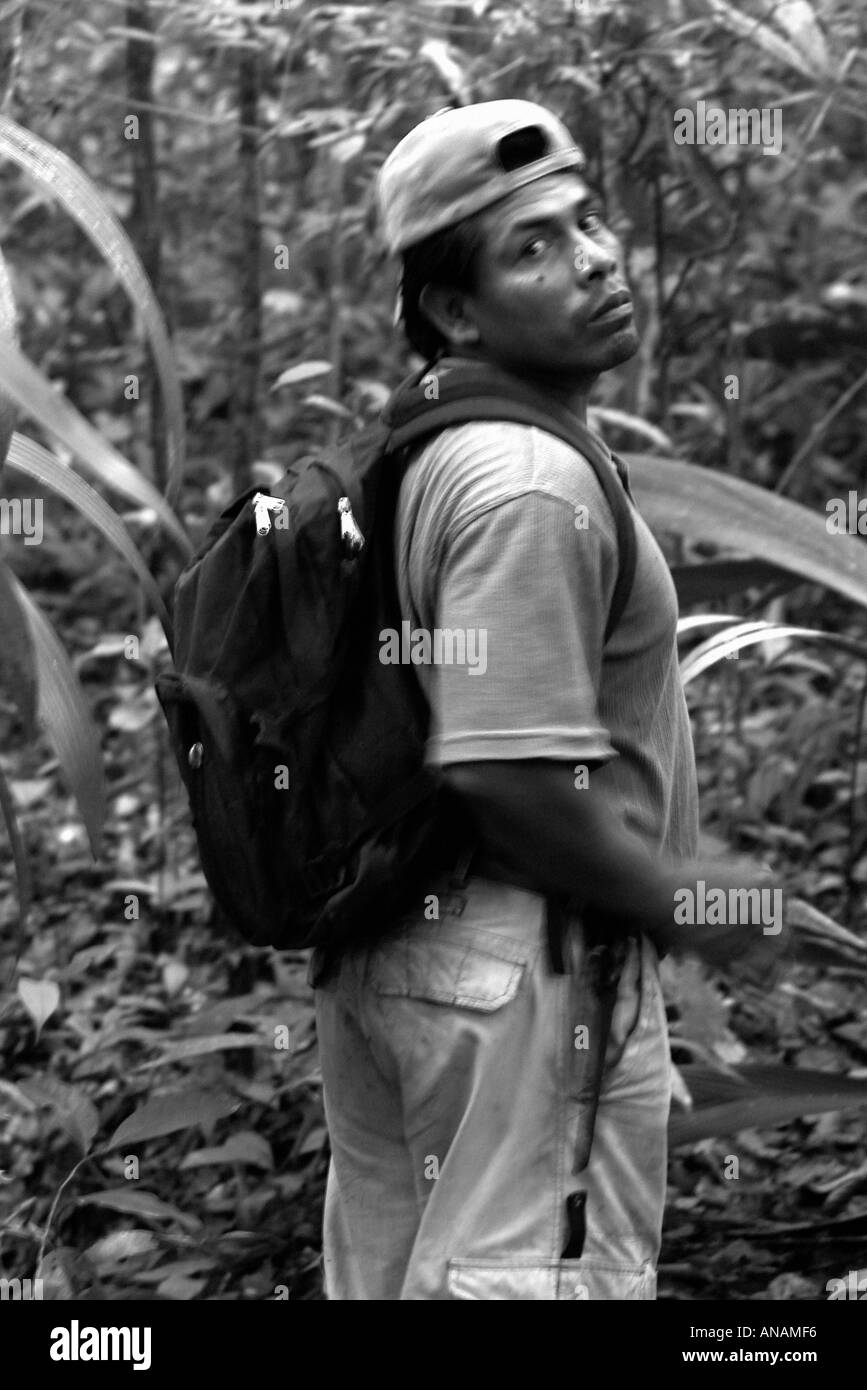 Exploring the jungle Black and White Stock Photos & Images - Alamy