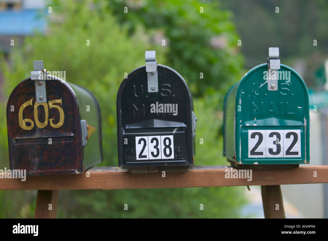 American post box hi-res stock photography and images - Alamy