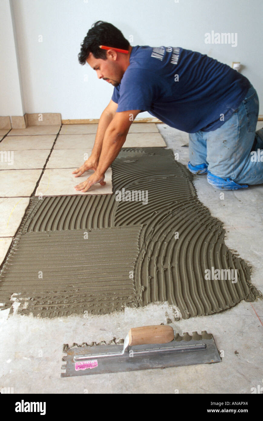 Miami Beach Florida,Hispanic man men male,ceramic tile installation ...