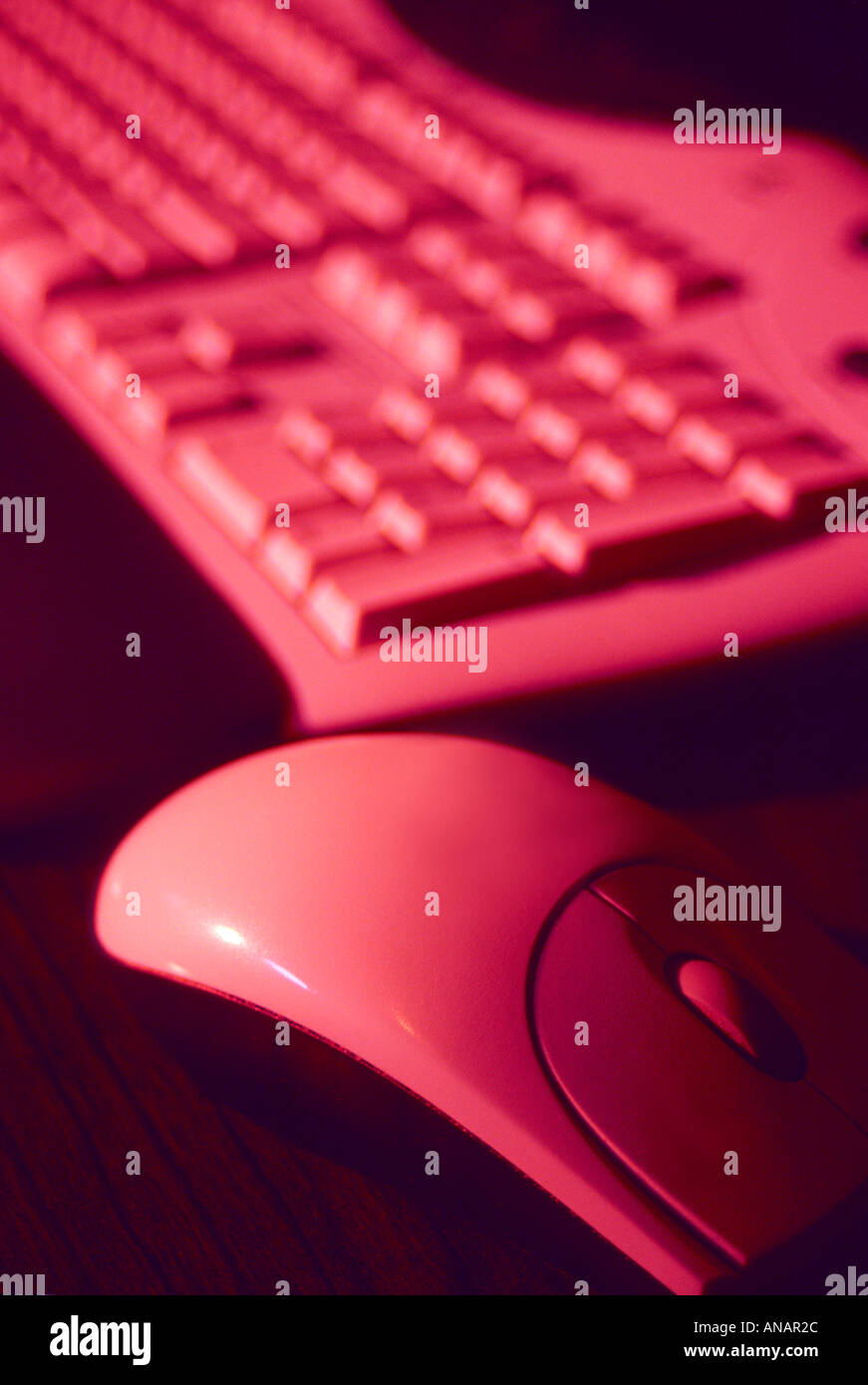 Still Life of Keyboard and Mouse Stock Photo - Alamy