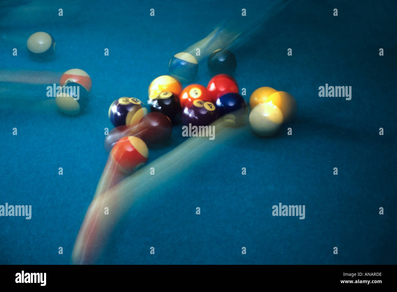 Pool break with motion hi-res stock photography and images - Alamy