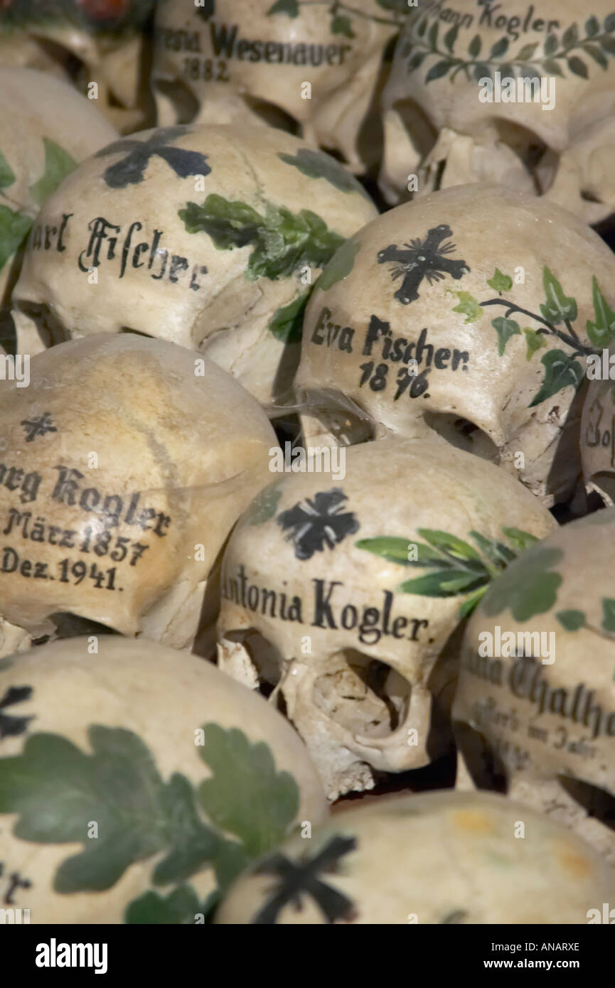 Hallstatt austria skulls hi-res stock photography and images - Alamy
