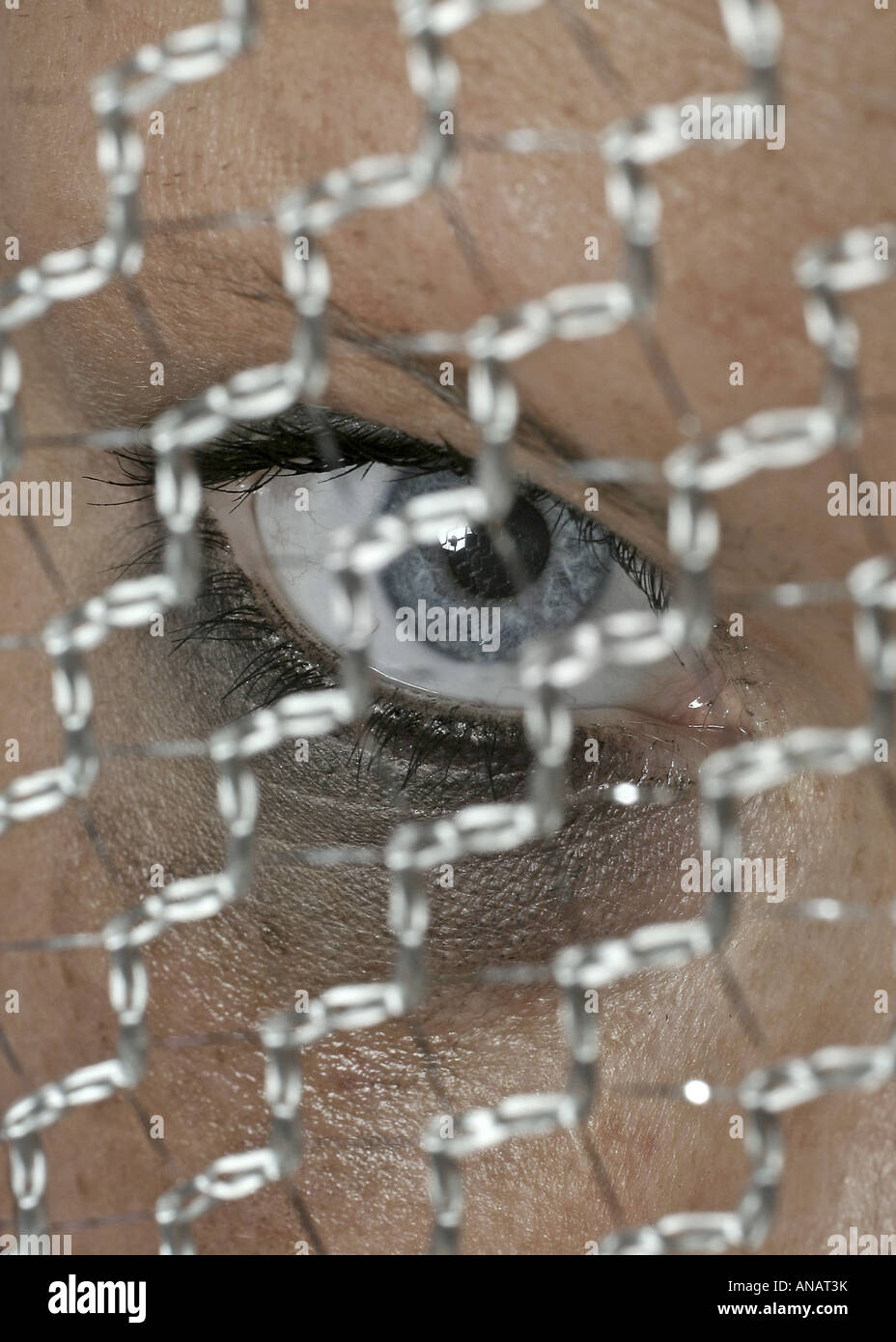 view through a net Stock Photo - Alamy