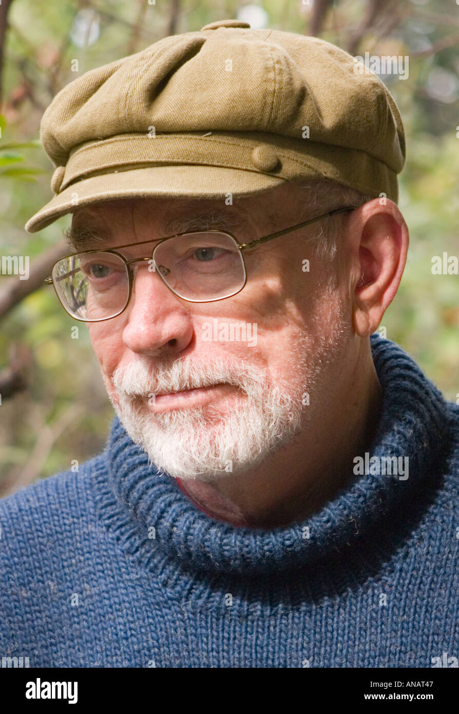 Man wearing red cap glasses hi-res stock photography and images - Alamy