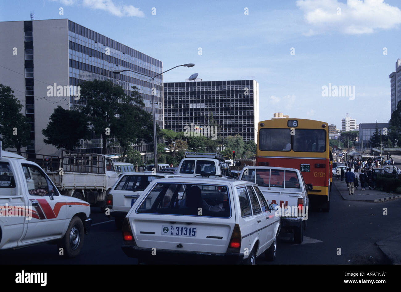 Traffic in Addis Ababa Ethiopia Stock Photo - Alamy