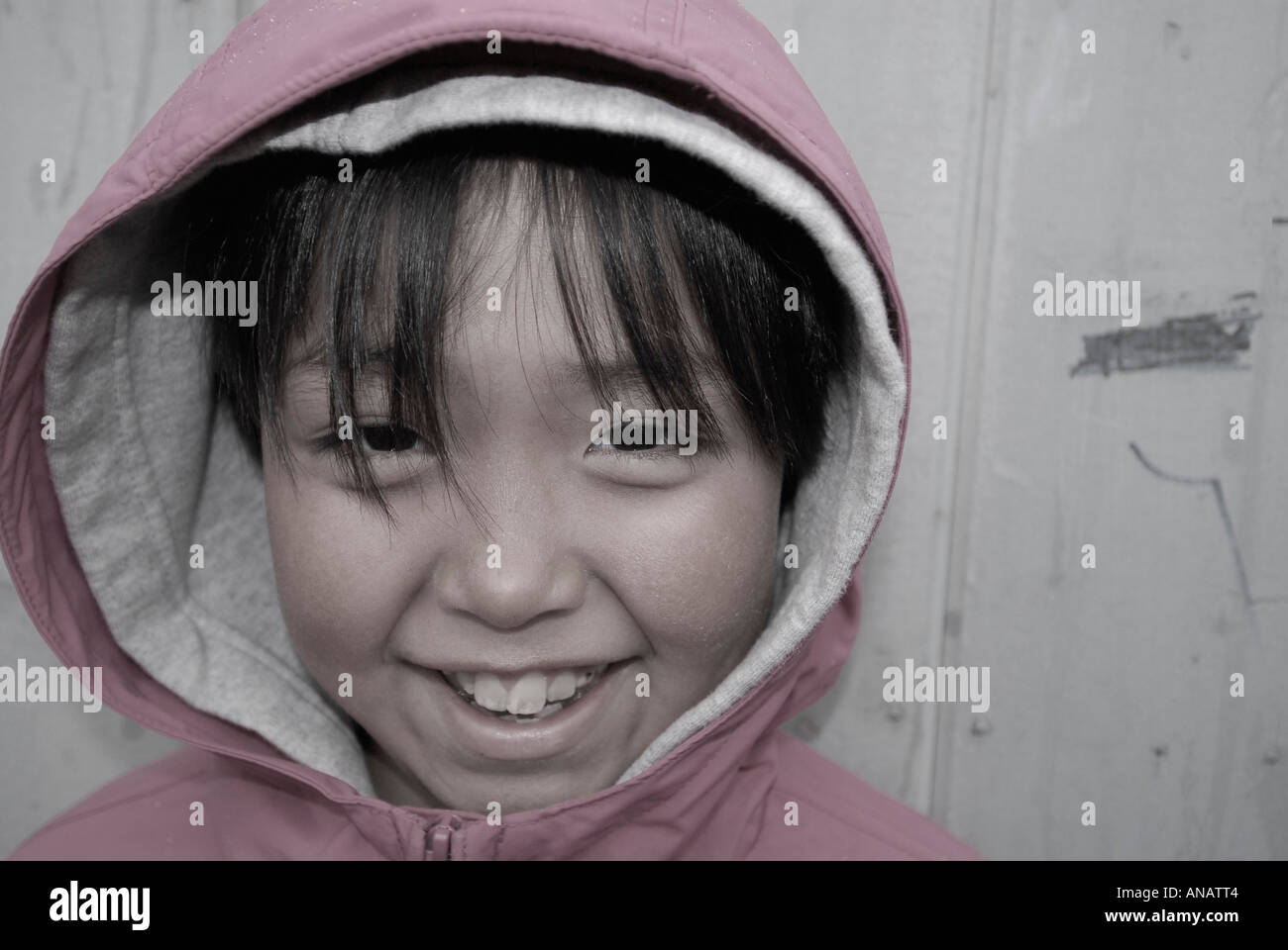 School playground Coastal Inuit community of Arctic Bay Lancaster Sound ...