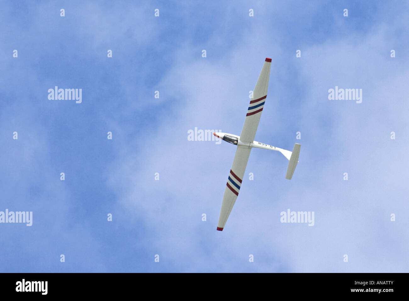 Glider at an aerobatics event, Norway Stock Photo - Alamy