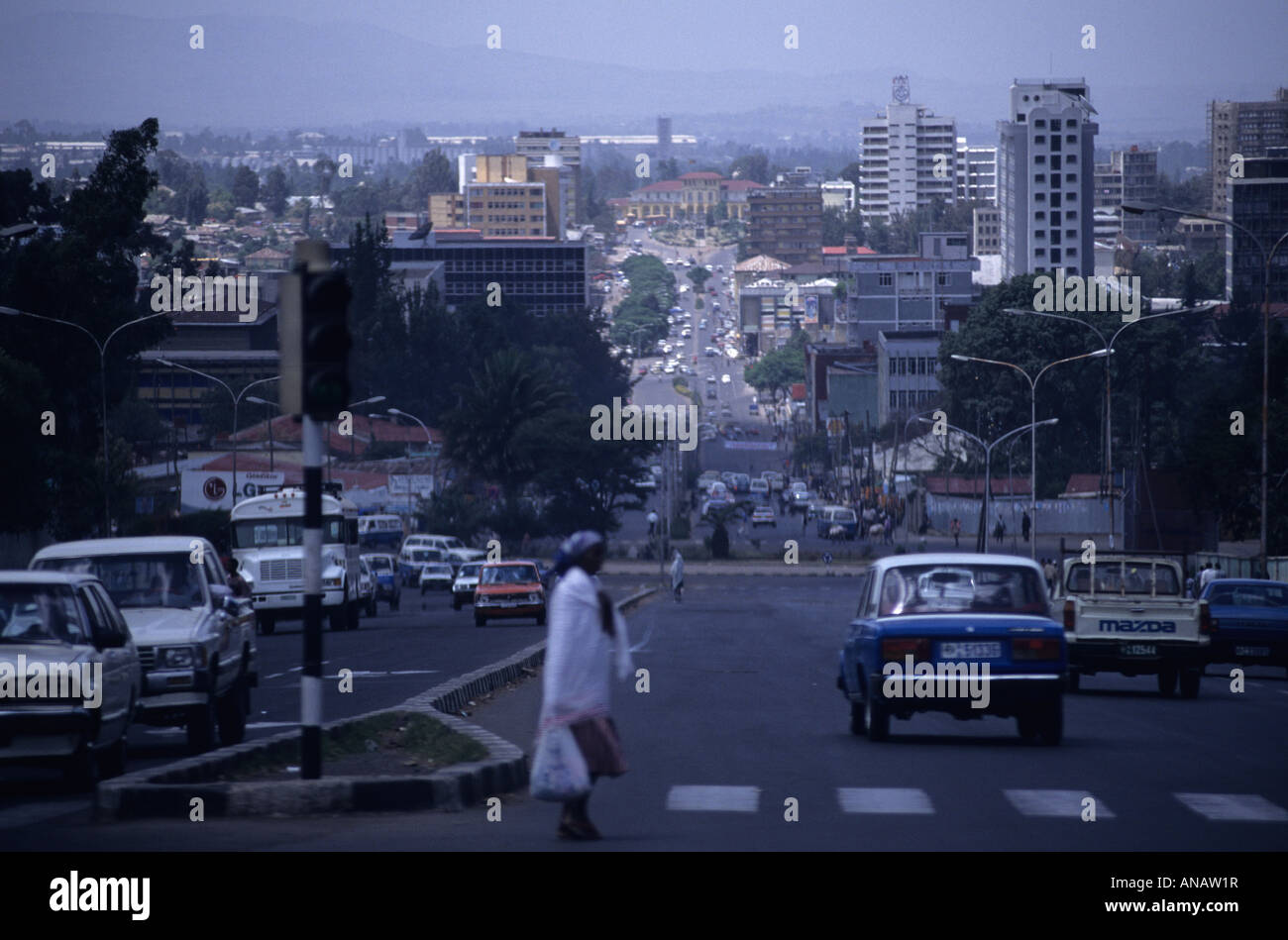 Traffic in Addis Ababa Ethiopia Stock Photo - Alamy
