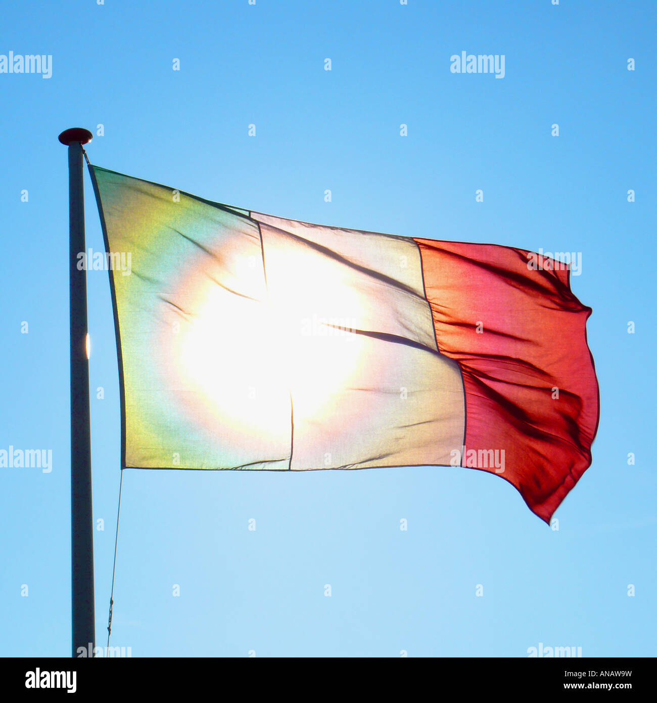 Italian national flags hi-res stock photography and images - Alamy