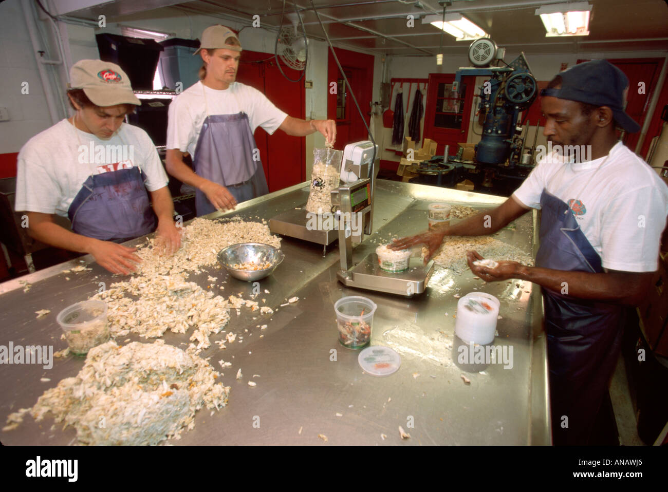Virginia Hampton,Casey’s Seafood,crabmeat processor,Black man men male ...