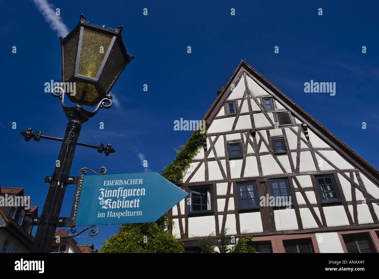 historical bath house, Eberbach, Germany, Baden-Wuerttemberg, Odenwald ...