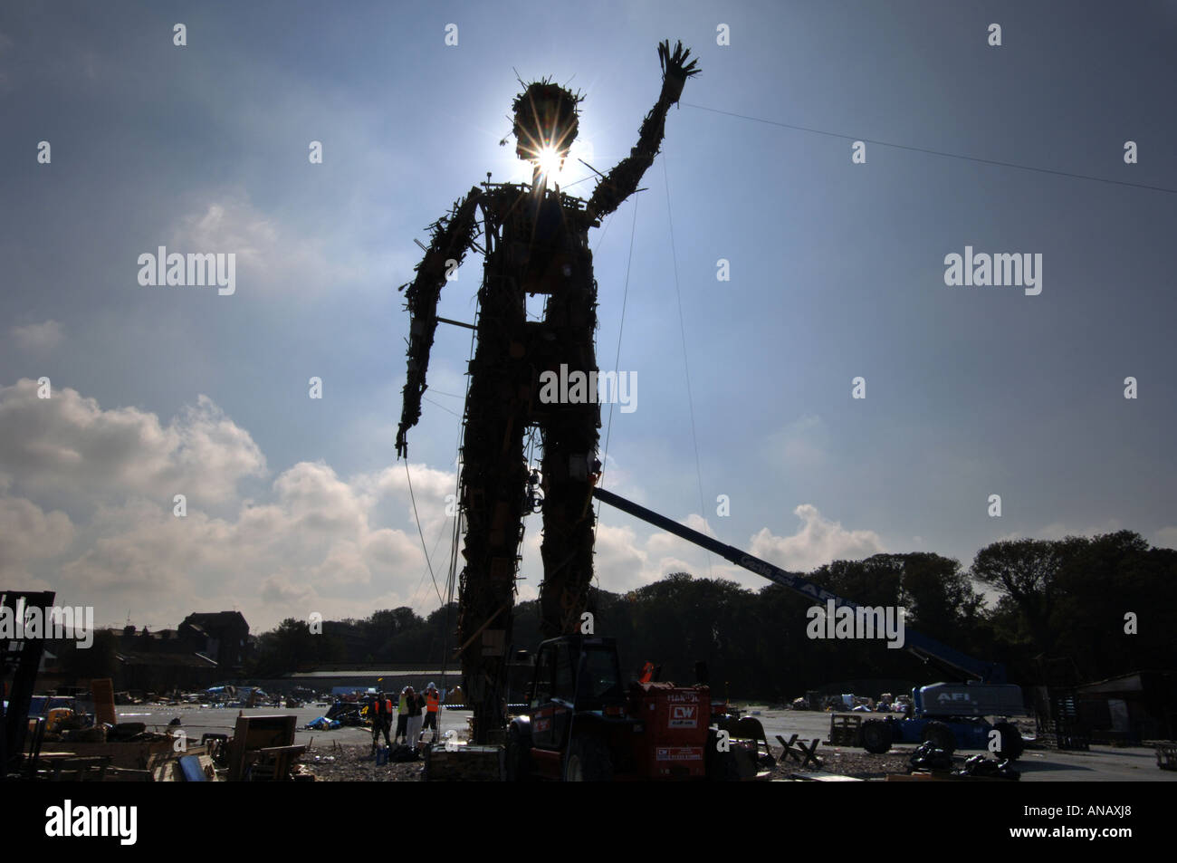 The Wastemen, an environmentally friendly 75ft high giant sculpture ...