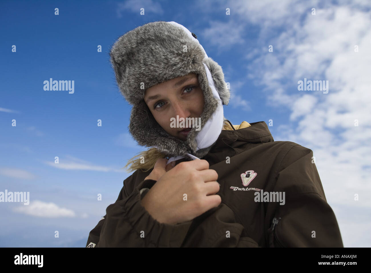 With fur cap hi-res stock photography and images - Alamy