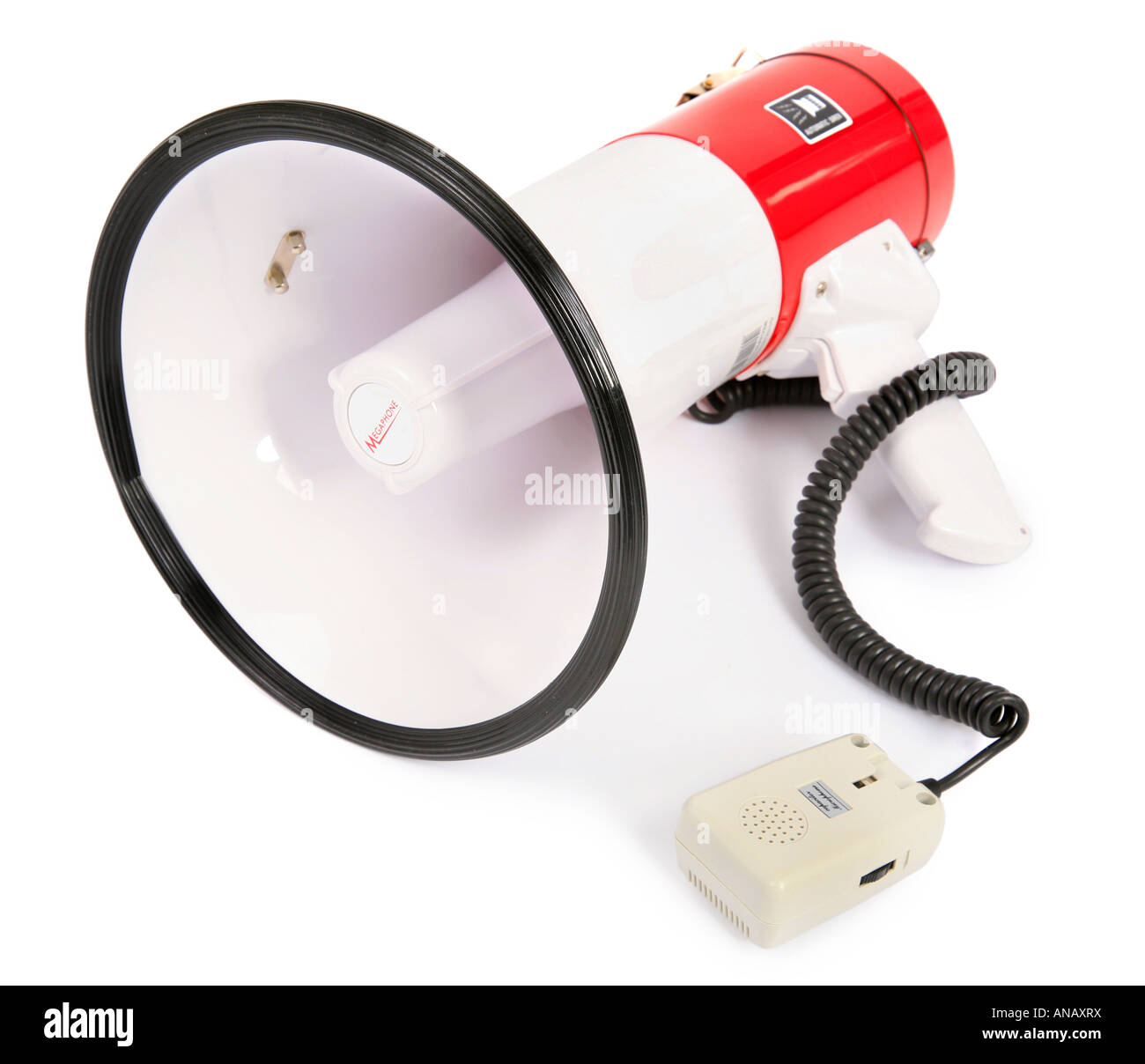 Megaphone amplifying Cut Out Stock Images & Pictures - Alamy
