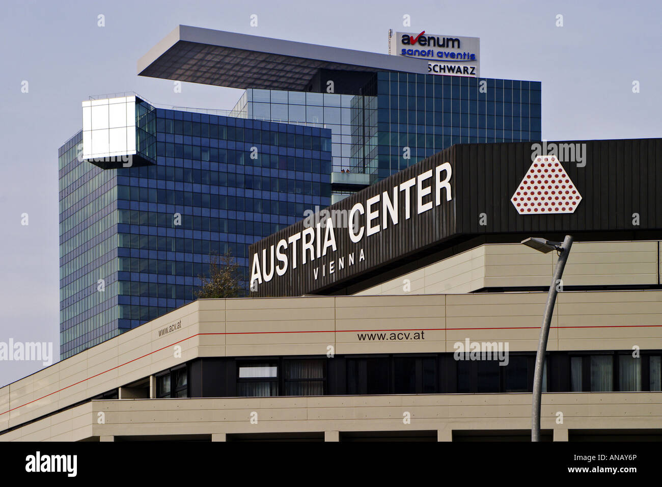 Donau City; Austria Center Vienna, Austria, Vienna Stock Photo - Alamy
