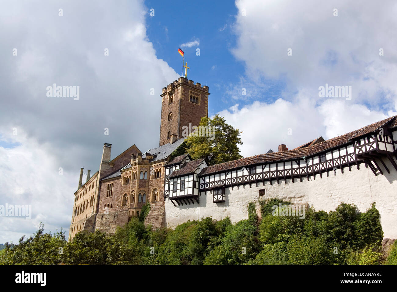 The Wartburg Castle near Eisenach, Thuringia, Germany Stock Photo - Alamy