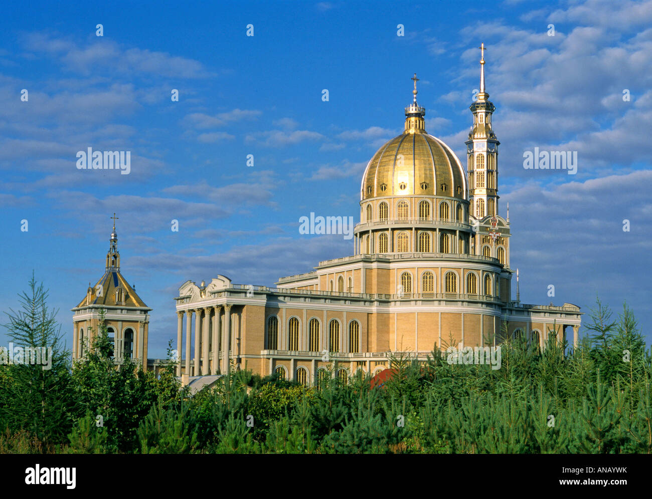 Lichen Basilica the biggest basilica in Poland Stock Photo - Alamy