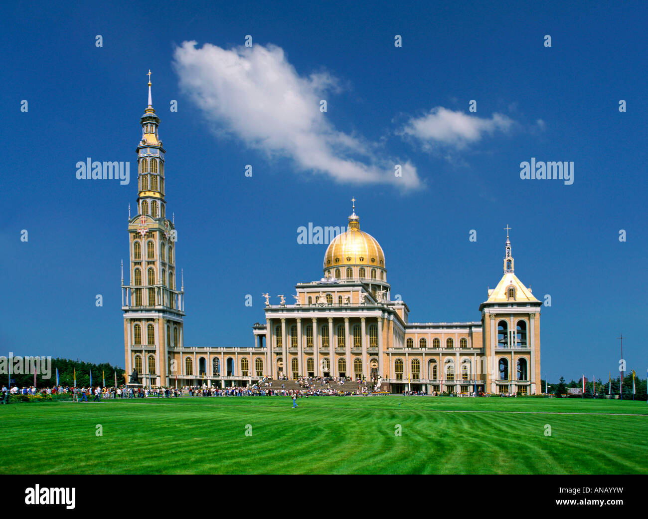Lichen Basilica the biggest basilica in Poland Stock Photo - Alamy