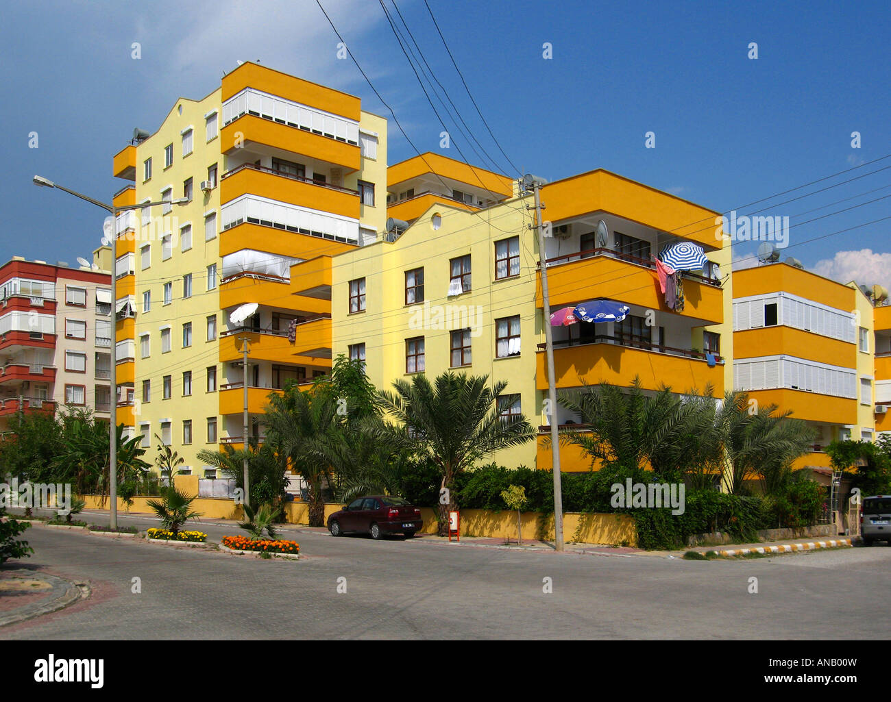 Houses Oba Alanya Turkey Stock Photo - Alamy