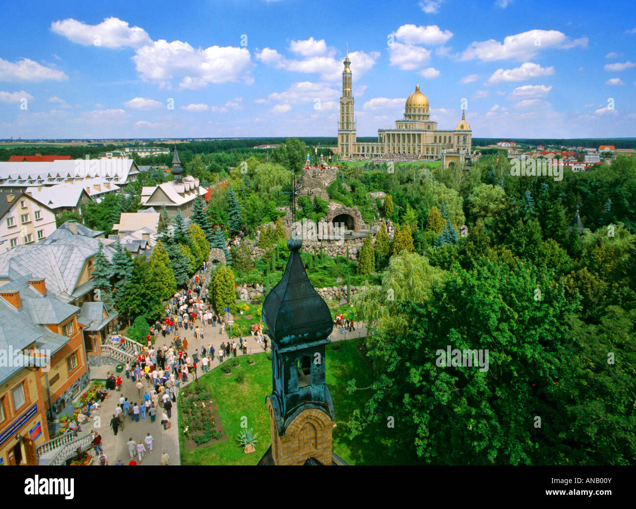 Lichen Basilica the biggest basilica in Poland Stock Photo - Alamy