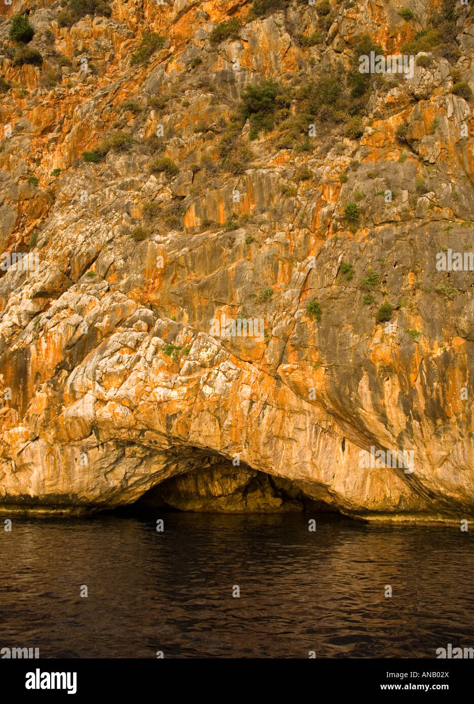 Alanya Phosphorus Cave in Kale Mountain Turkey Stock Photo - Alamy