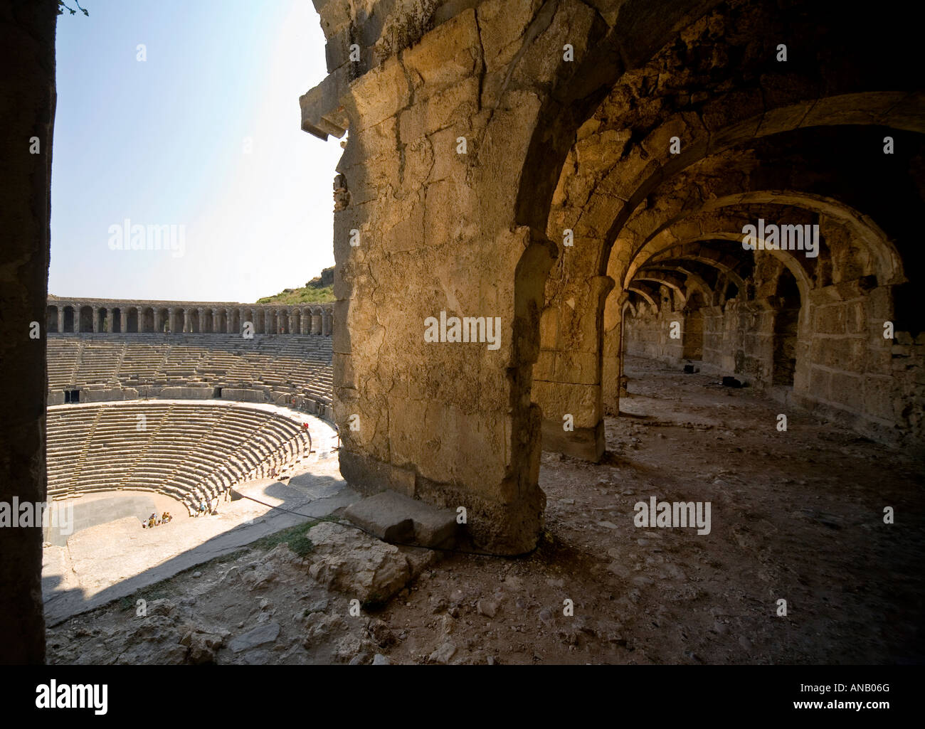 Roman Amphitheatre of Aspendos Anatalya Turkey Stock Photo - Alamy