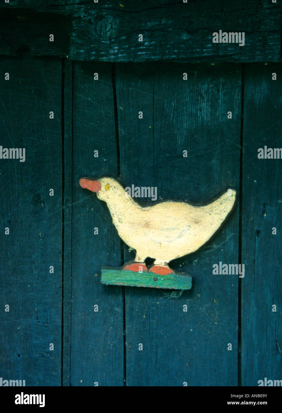 Decorative houses in Lowicz Museum Poland Stock Photo - Alamy