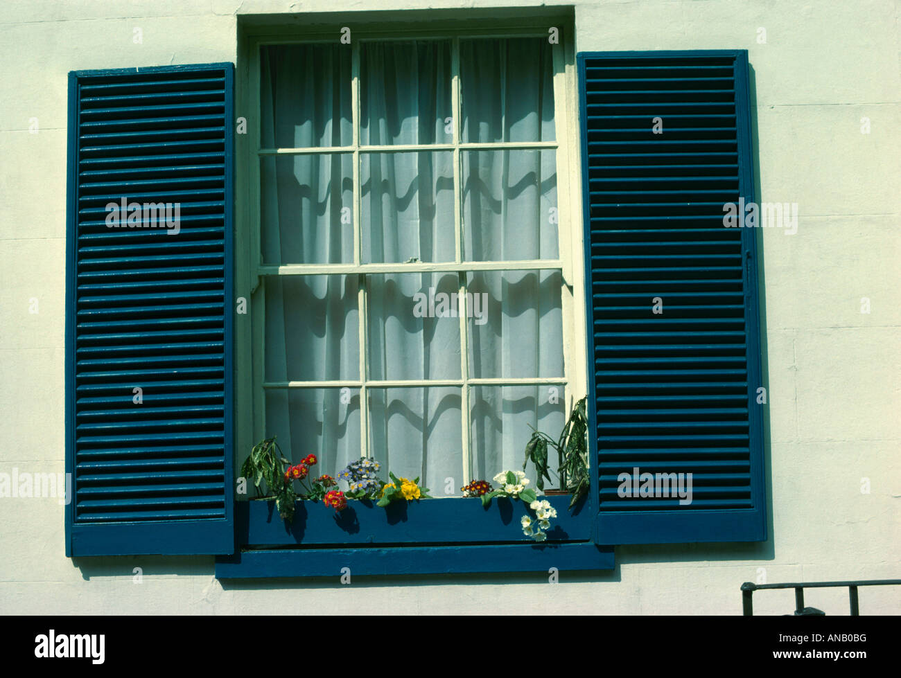 Wooden louvre windows hi-res stock photography and images - Alamy