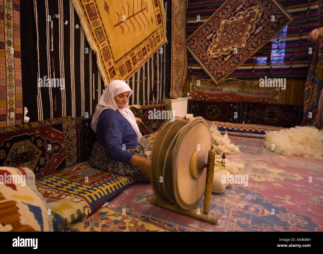 Turkey Carpet Factory Stock Photo - Alamy