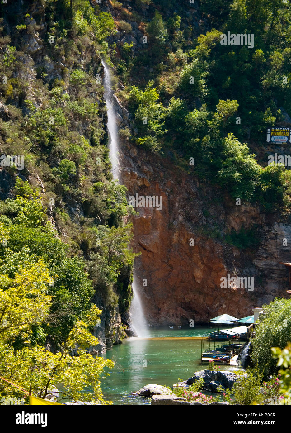 Waterfall on Dimcayi River Turkey Stock Photo - Alamy