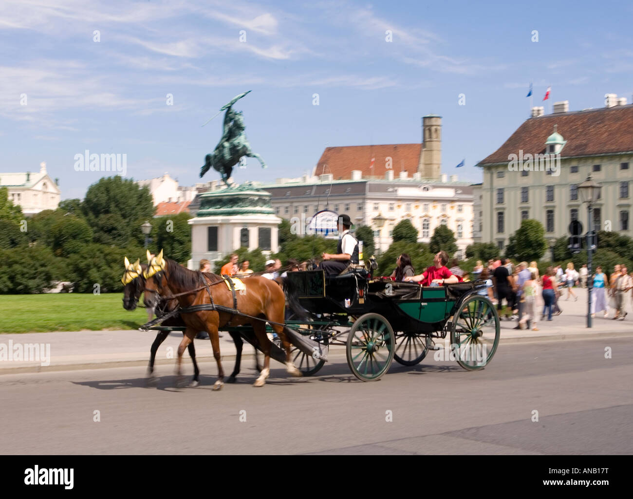Austria Vienna carriage Stock Photo - Alamy
