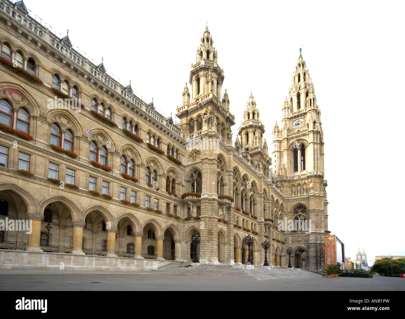 Austria Vienna Town Hall Stock Photo - Alamy