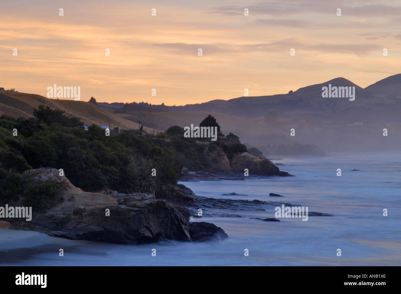 New zealand dunedin brighton beach hi-res stock photography and images ...