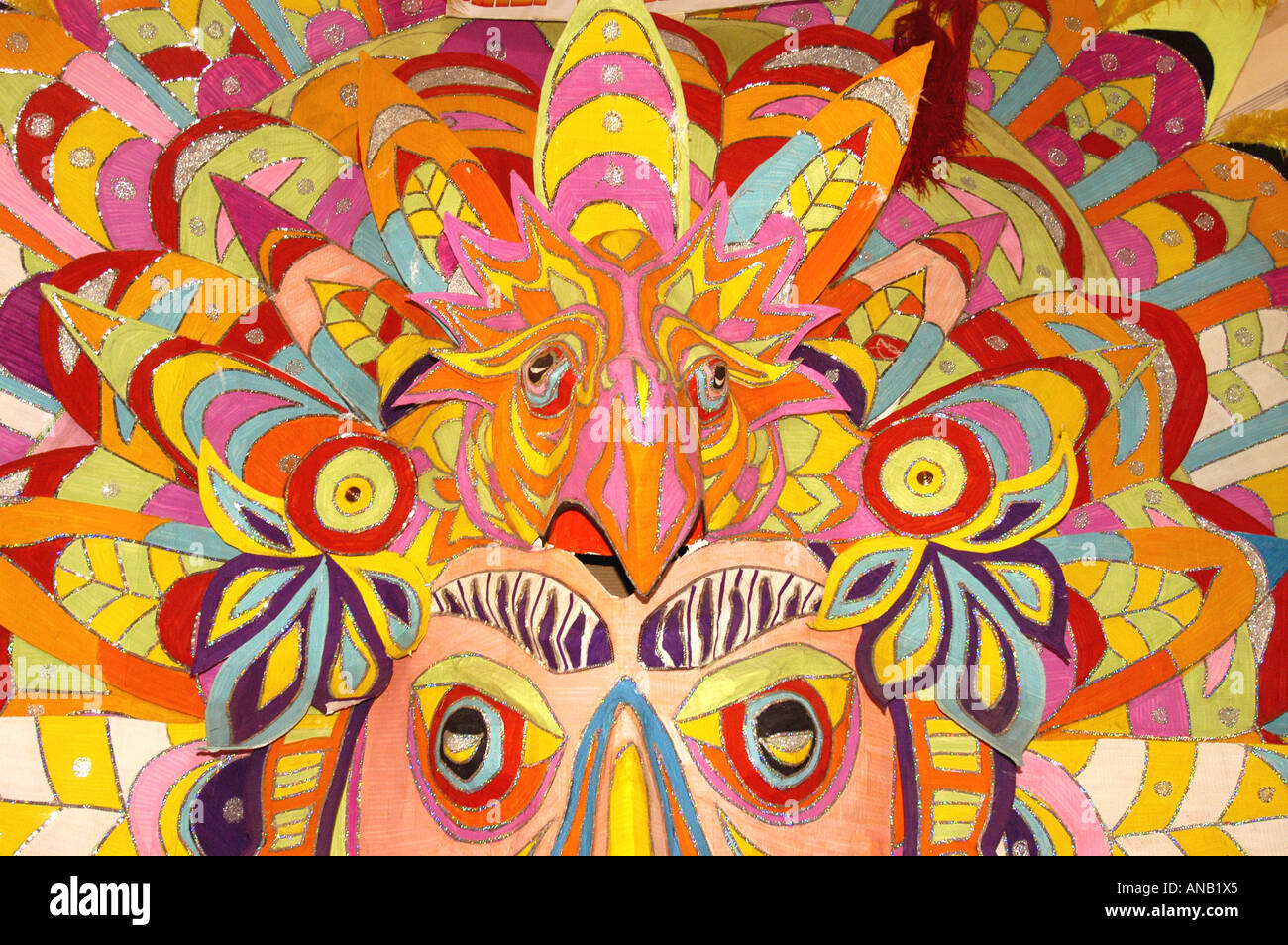 Bahamas Junkanoo parade costume Stock Photo - Alamy