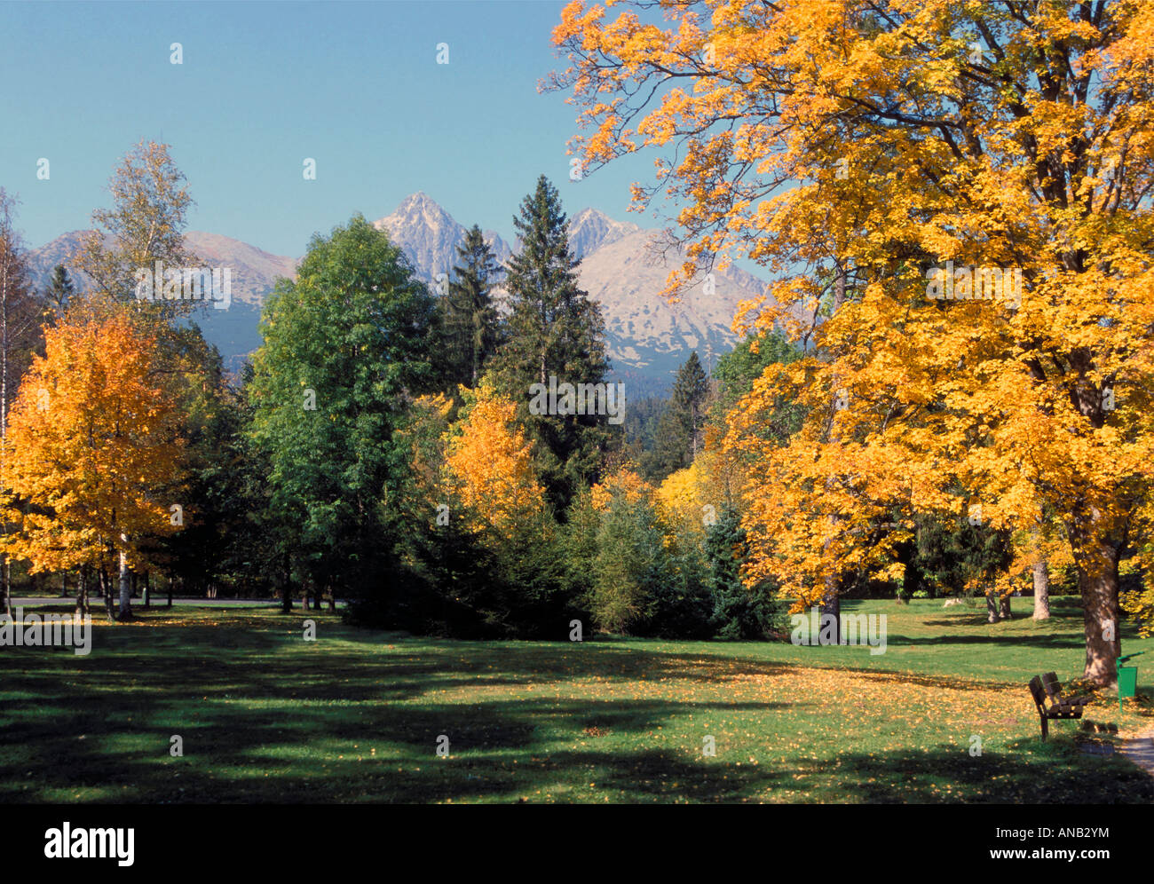 Tatra Mt from Lomnica Slovakia Stock Photo - Alamy