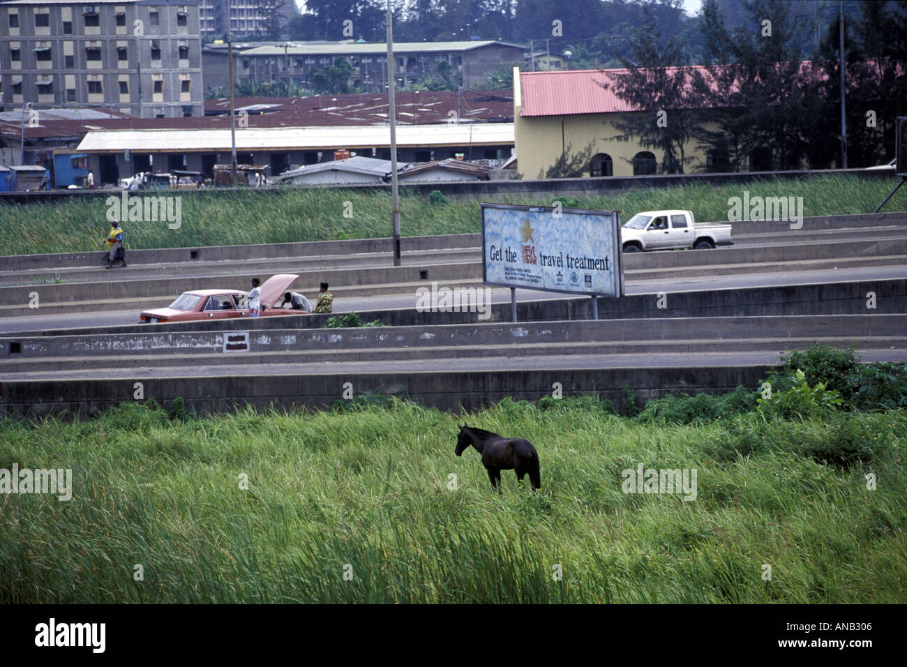 A view over Lagos the financial capital of Nigeria Stock Photo - Alamy