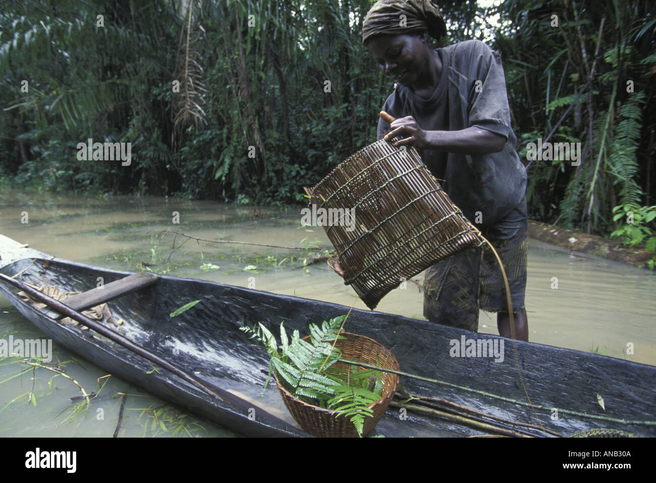 Fish catch niger delta Stock Photo - Alamy