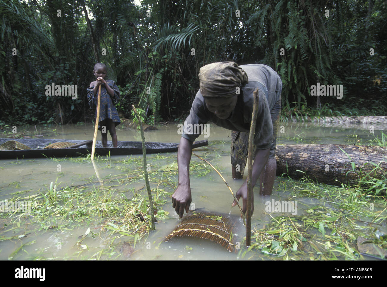 Fish catch niger delta Stock Photo - Alamy