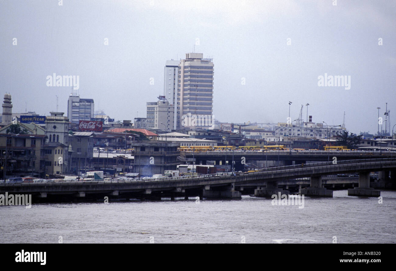A view over Lagos the financial capital of Nigeria Stock Photo - Alamy