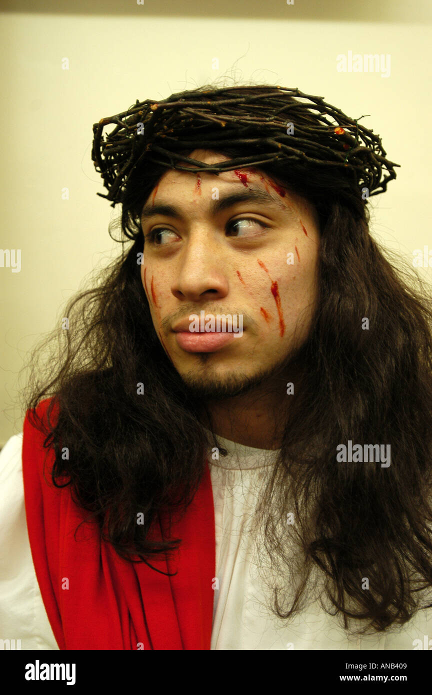 Catholicism Holy week Good Friday Crucifixion of Jesus Saint Josep Patron parish Buschwick ...