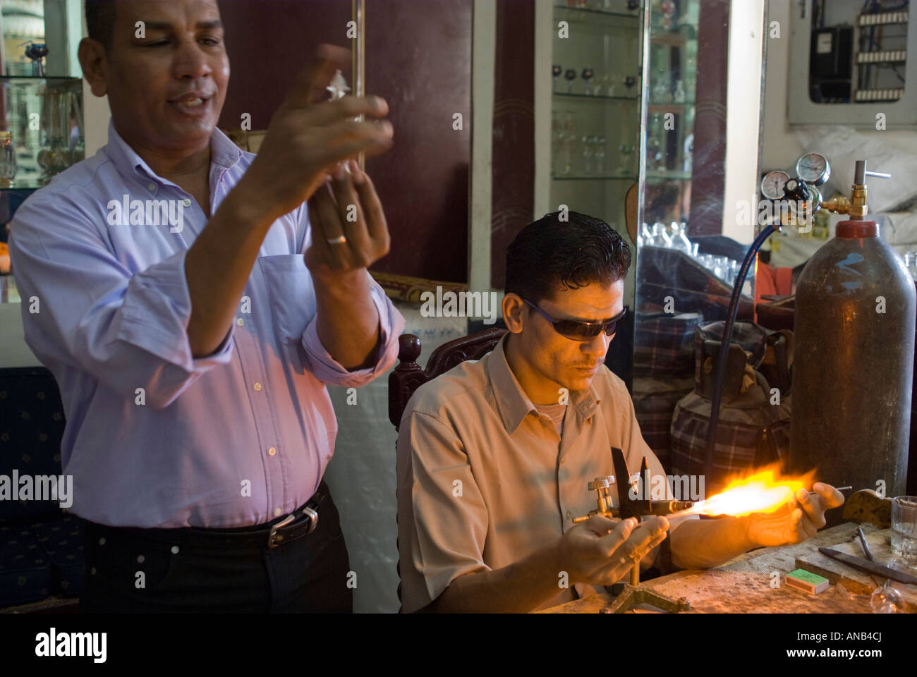 Egyptian glass making hi-res stock photography and images - Alamy