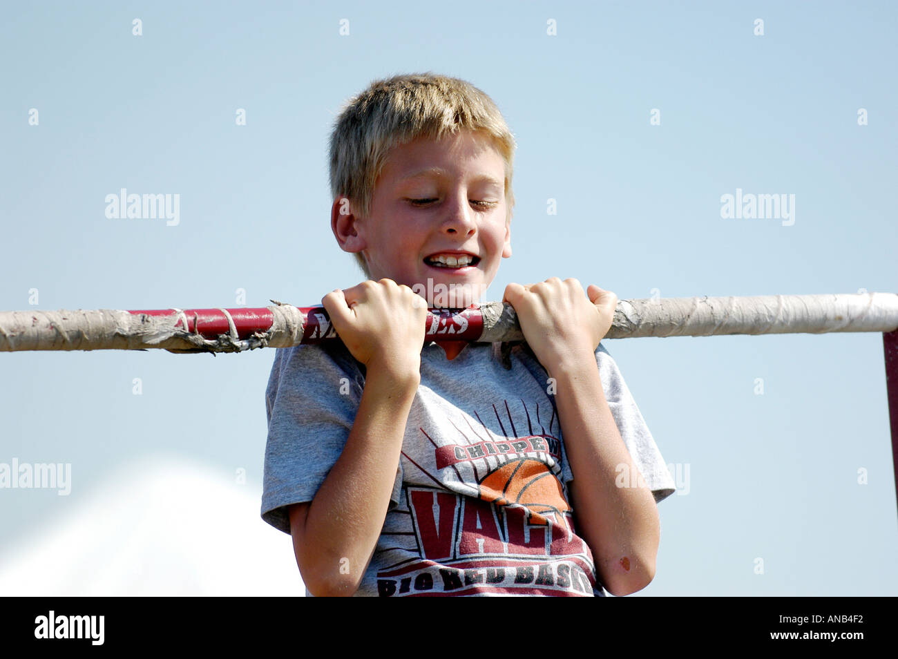 Boy pull up hi-res stock photography and images - Alamy