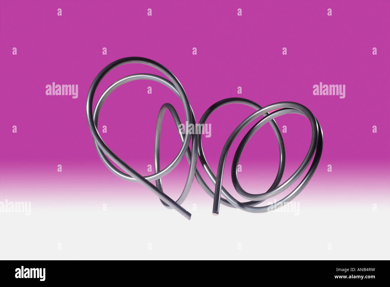 NiTi Metal Alloy Memory Metal Stock Photo - Alamy