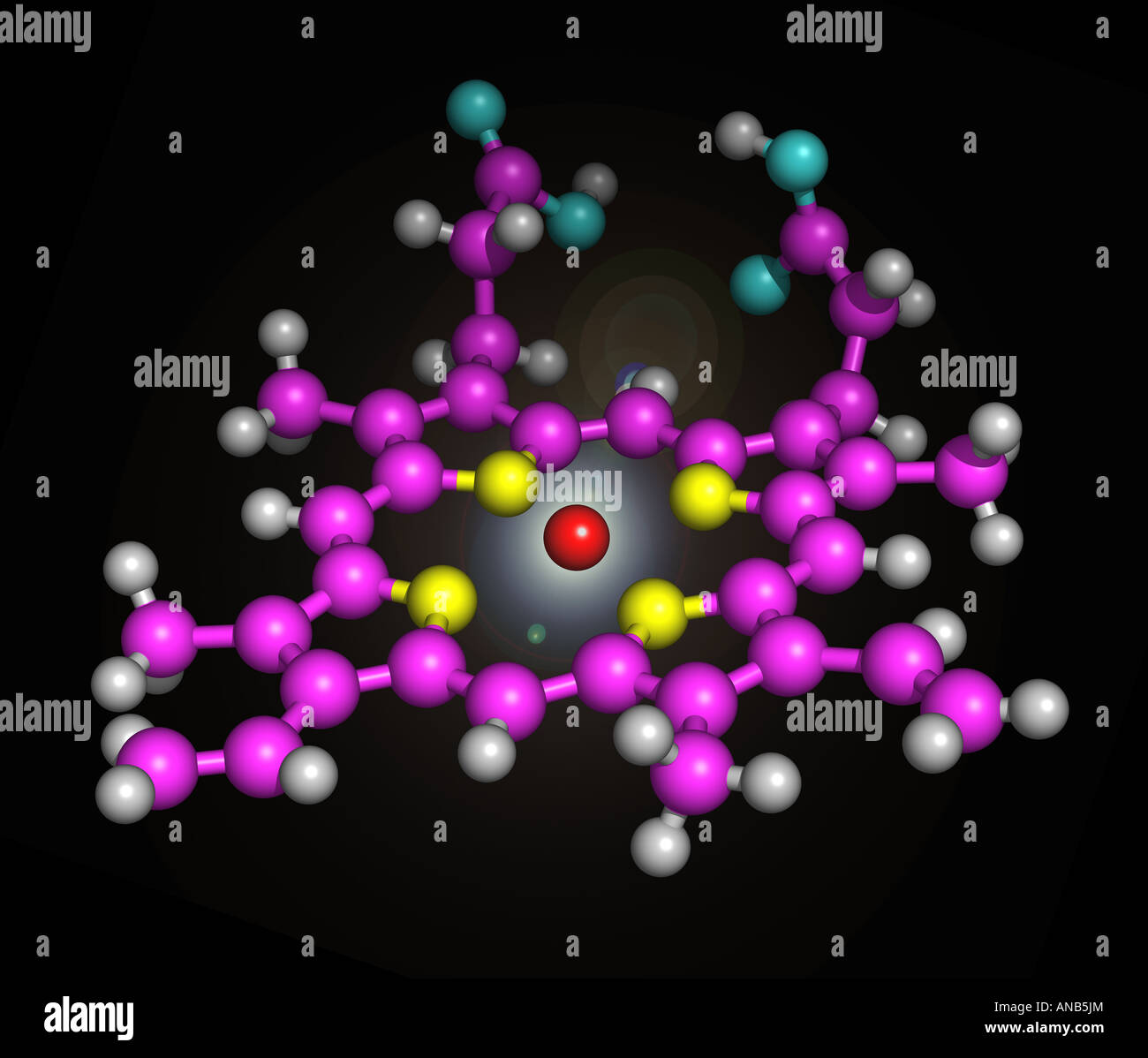 Heme Porphyrin Ring Stock Photo - Alamy