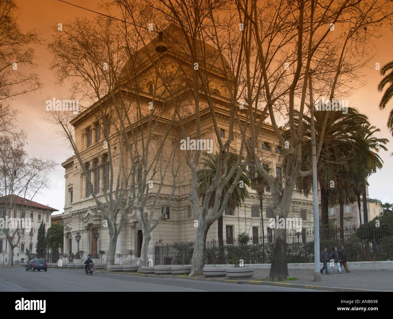 The Synagogue in the Ghetto, Rome Stock Photo - Alamy