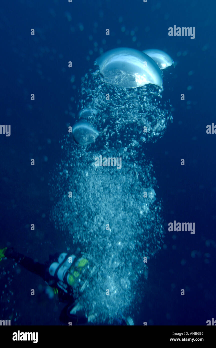 Diver bubbles hi-res stock photography and images - Alamy