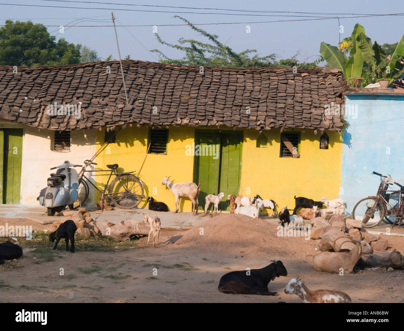 Rural Indian Village House Stock Photos & Rural Indian Village House ...