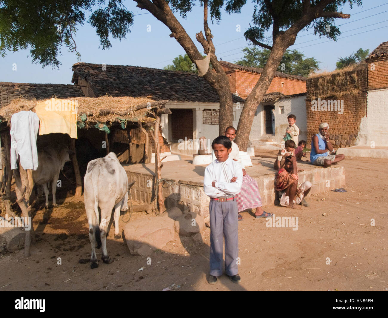 Rural indian village house hi-res stock photography and images - Alamy