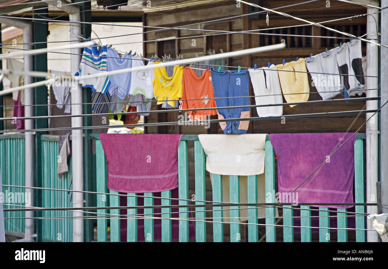 Clothes on wires hi-res stock photography and images - Alamy